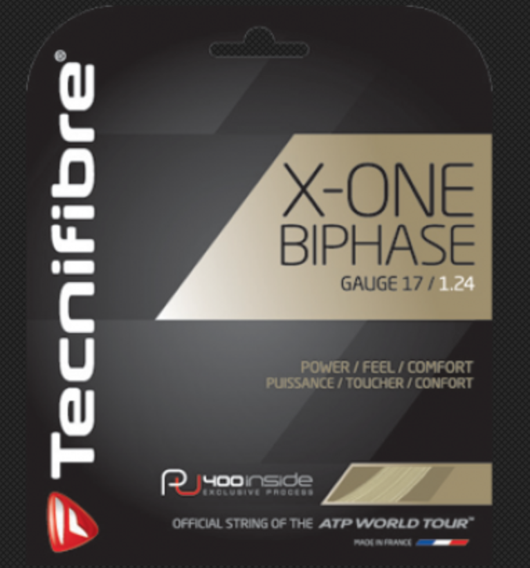 Tecnifibre X-One Bi Phase Tennis Strings 1.18/1.24/1.30mm (natural ...
